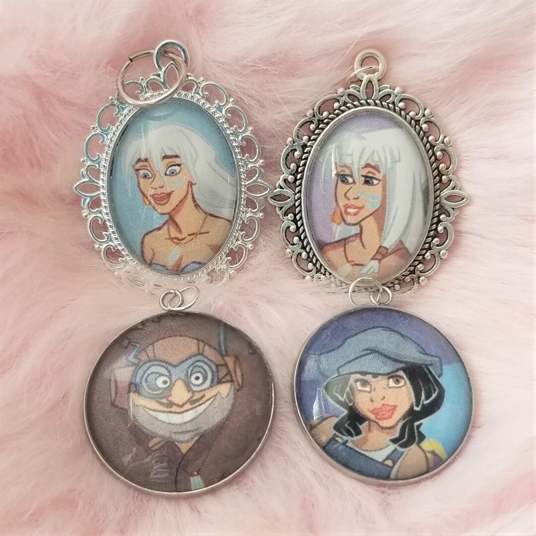 Disney Atlantis Pendants | Upcycled Picture Book, Necklaces / Keychains ...