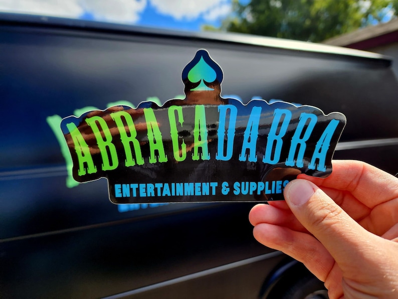 7x4 the Black Phone Full Color Abracadabra Decal Van the - Etsy Ireland