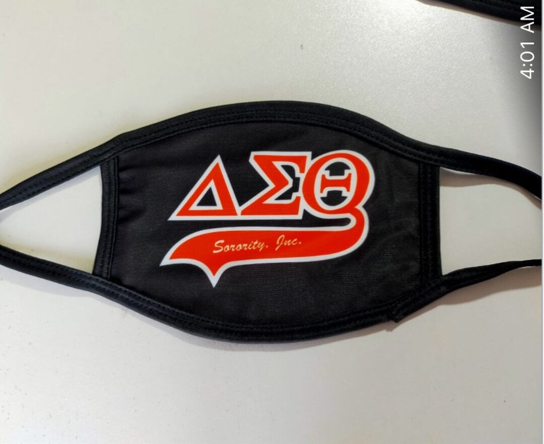 One Day May Week Sale Delta Sigma Theta Sorority Mask - Etsy