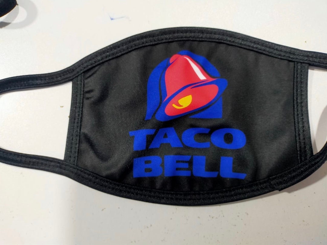 Taco Bell Inspired Face Mask - Etsy