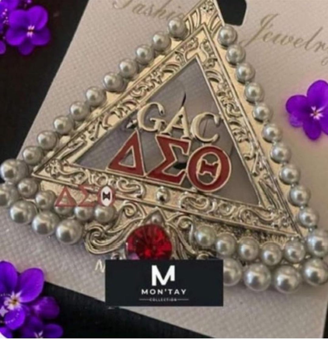 Delta Sigma Theta Sorority ,inc. Brooch Pin , DST Jewelry Limited ...