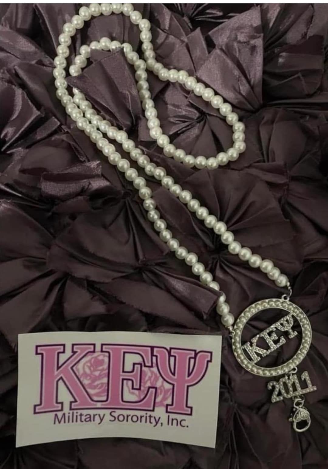 Kappa Epsilon Psi Military Sorority, Inc. Pearl KEY Lanyard - Etsy
