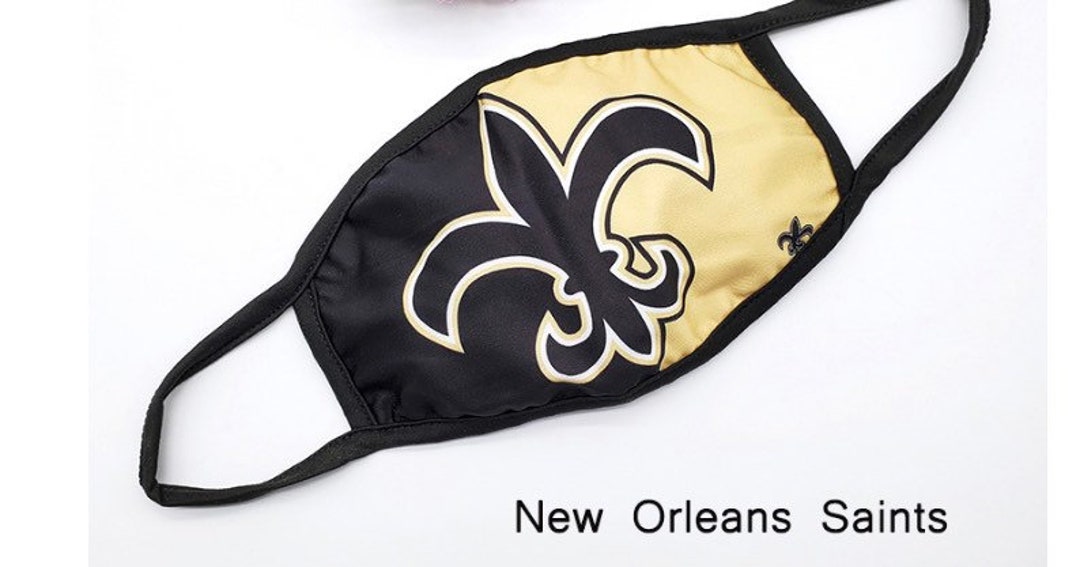 New Orleans Saints Face Mask Free Shipping - Etsy