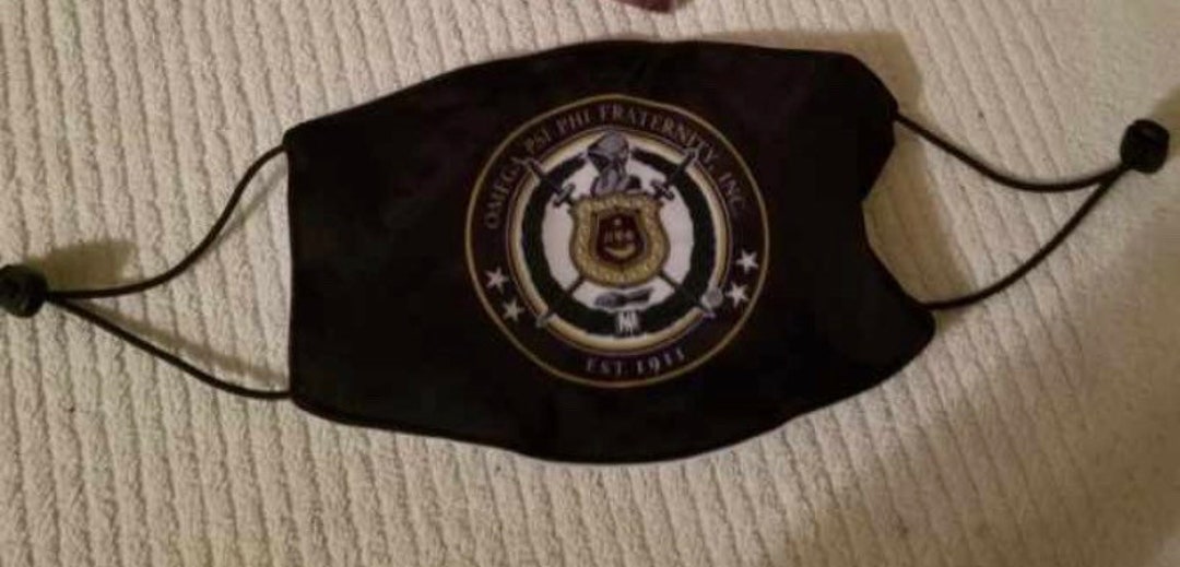 Omega Psi Phi Mask Adjustable - Etsy