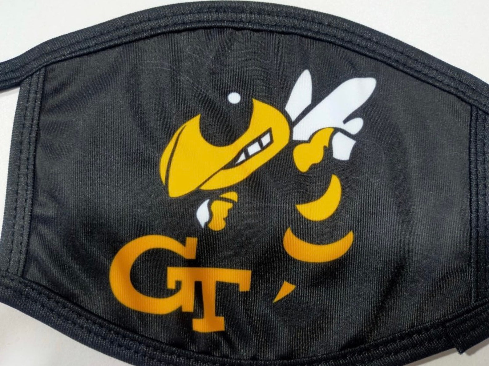 Georgia Tech face mask covering GT | Etsy