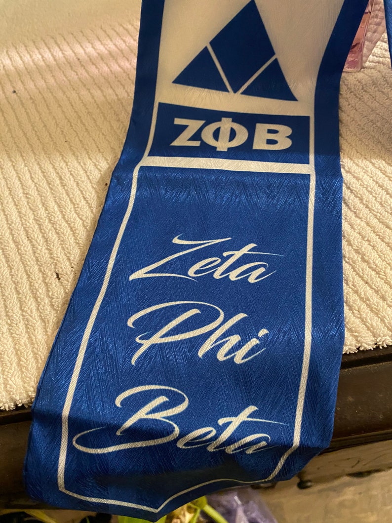 Zeta Phi Beta Sorority Bow Tie/ Stole - Etsy