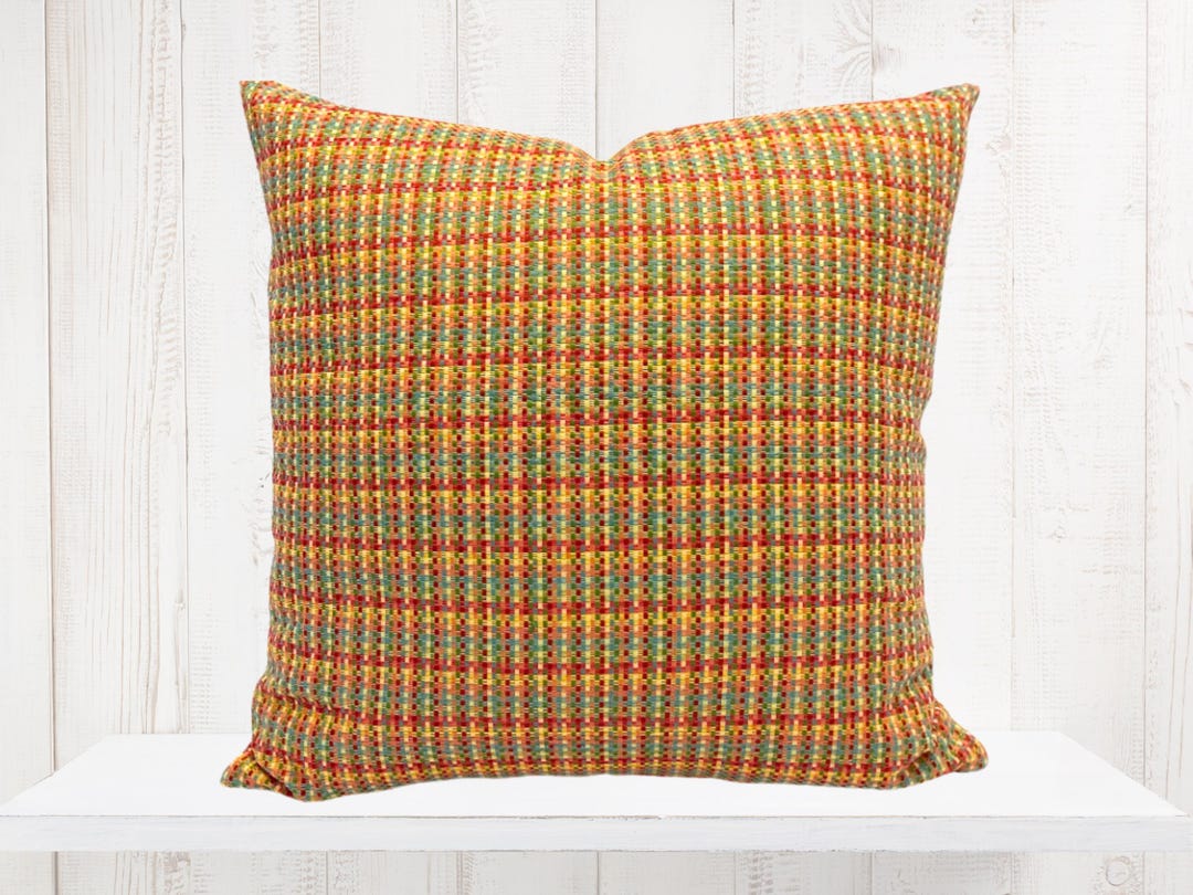 INVENTORY CLEARANCE - Primary Colors Pillow Cover - Multi Color Pillow ...