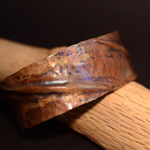 Folded Copper Bracelet - Etsy