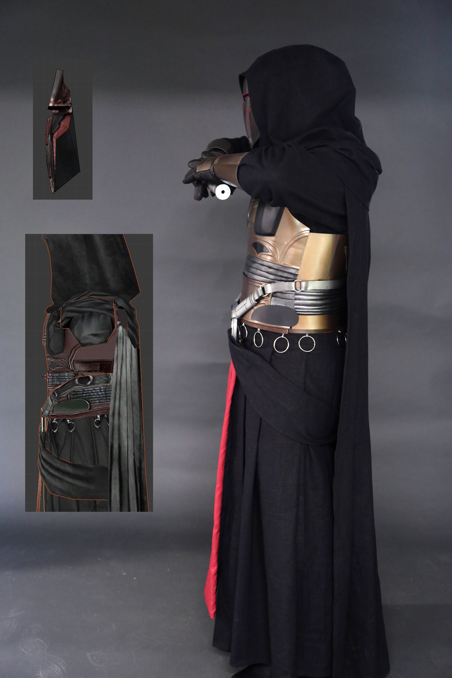 Darth Revan Full Costume Inspired by Star Wars: Knights of | Etsy