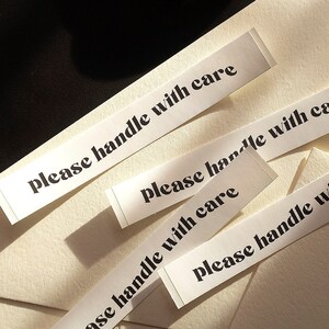 Please Handle With Care Stickers - Etsy