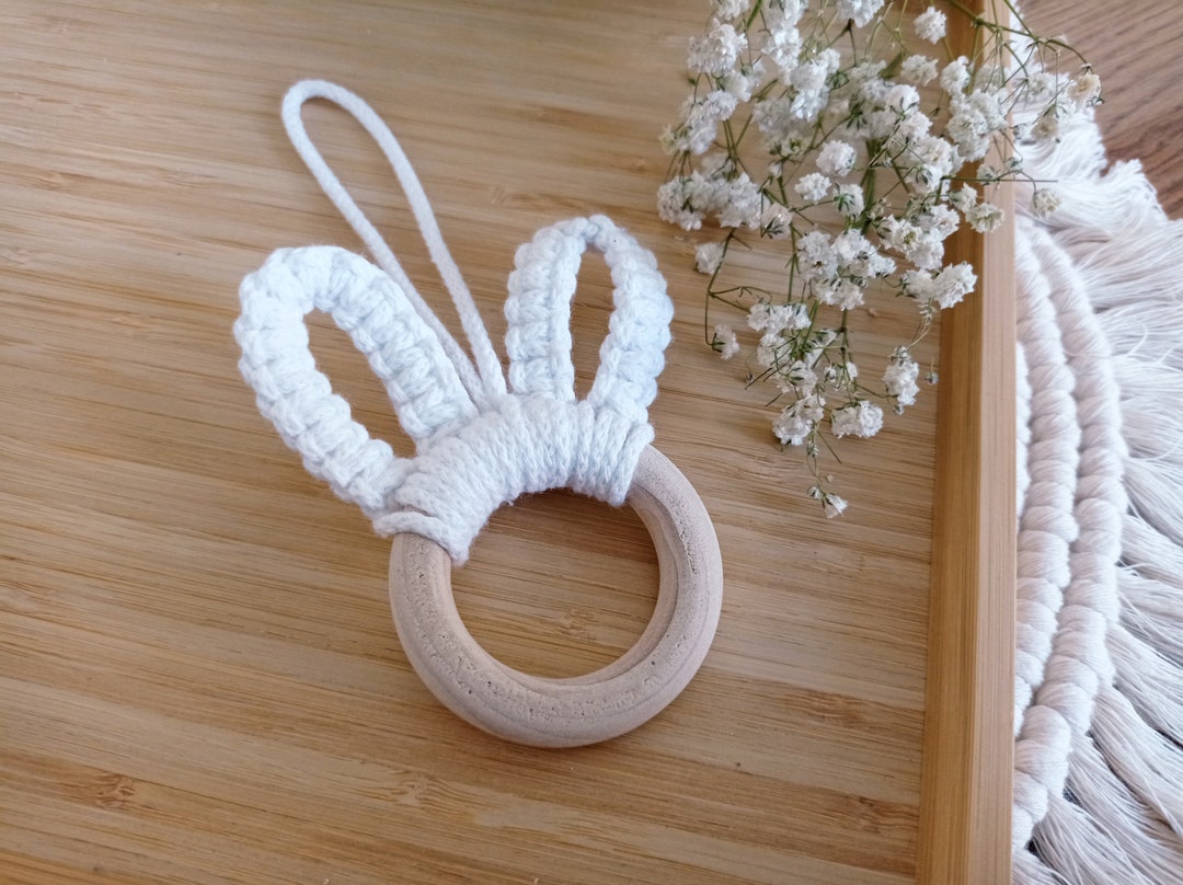 Macrame Bunny DIY Kit Set of 3 / 6 Free Choice of Colors - Etsy