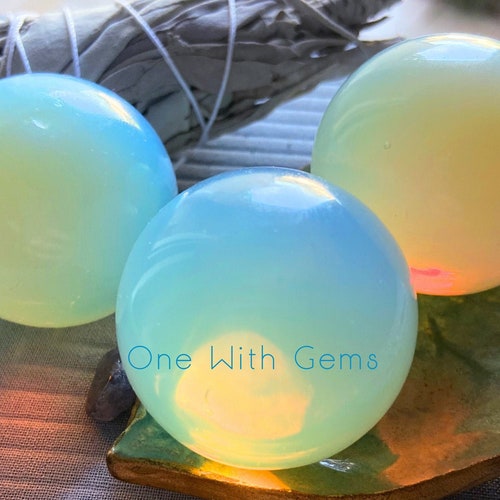 Opalite Sphere // Extra Glow Orbs // Healing Crystals - Etsy