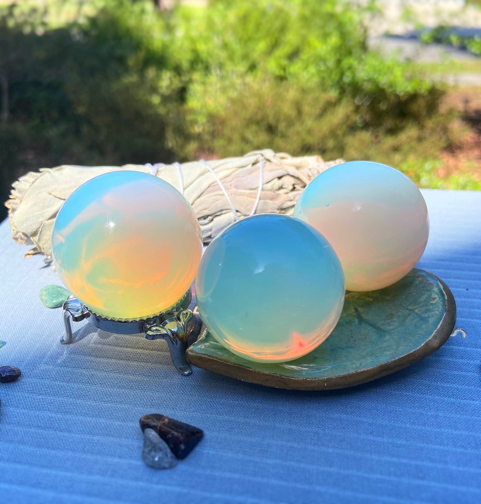 Opalite Sphere // Extra Glow Orbs // Healing Crystals - Etsy