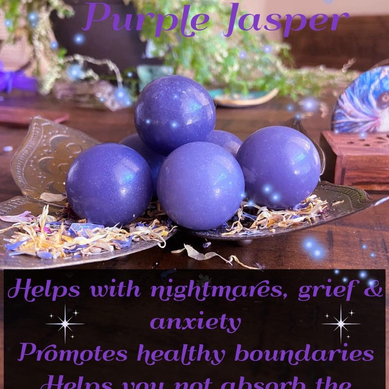 Purple Jasper - Etsy