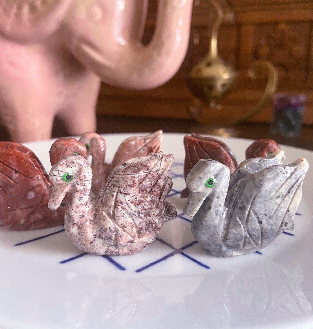 Rare Jasper Swan Healing Crystals - Etsy