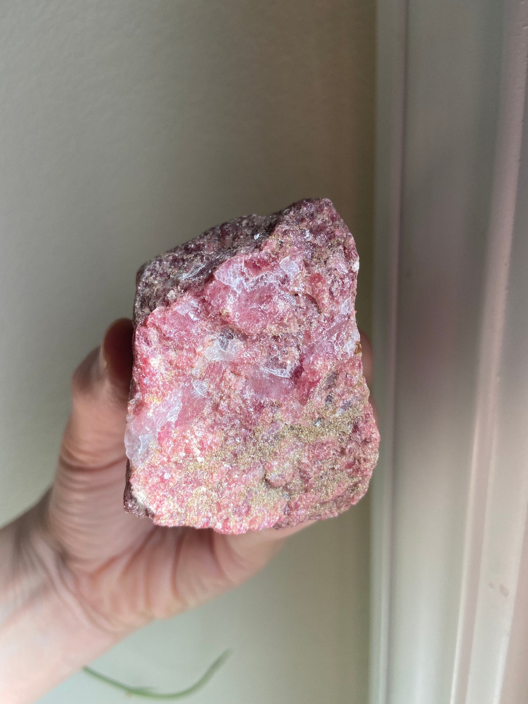 High Quality Sparkly Rhodonite Specimen - Etsy