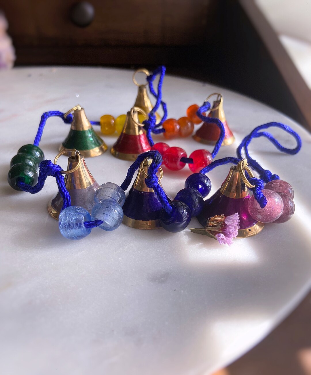 Chakra Bells Windchime, Wall Hanging, Meditation Bells - Etsy
