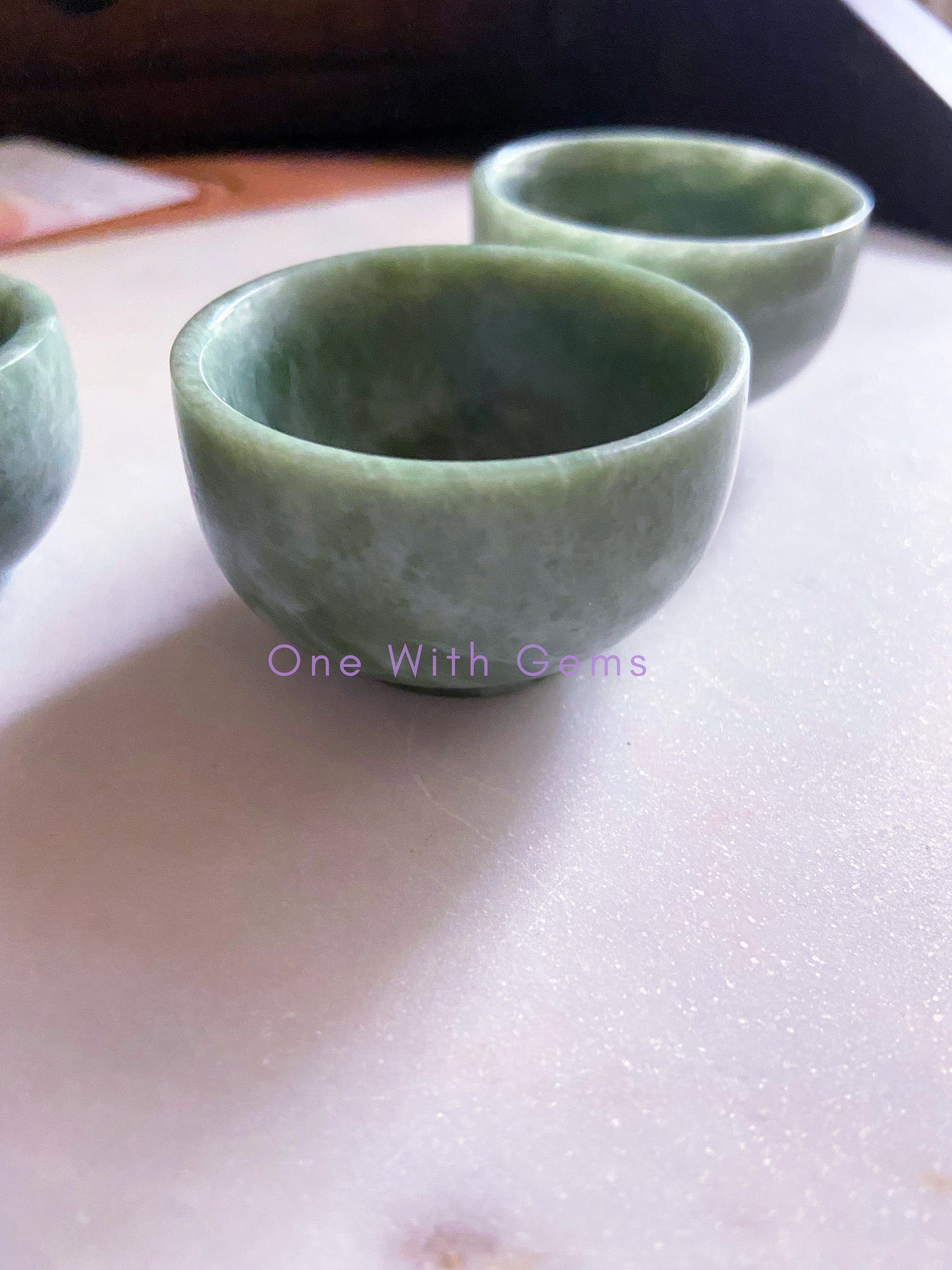 Jade Bowl Healing Crystal Jade Gemstone Bowl - Etsy