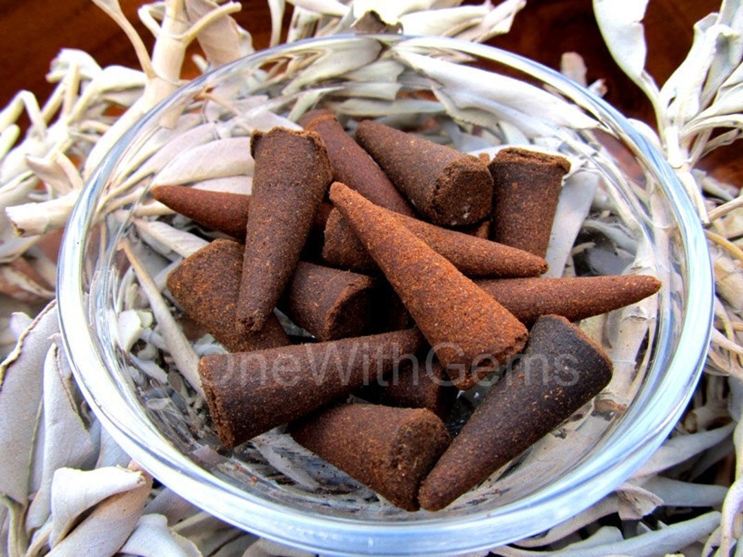 White Sage Incense Cone, Ceremonial, Aroma, Herbal Incense, Wicca ...