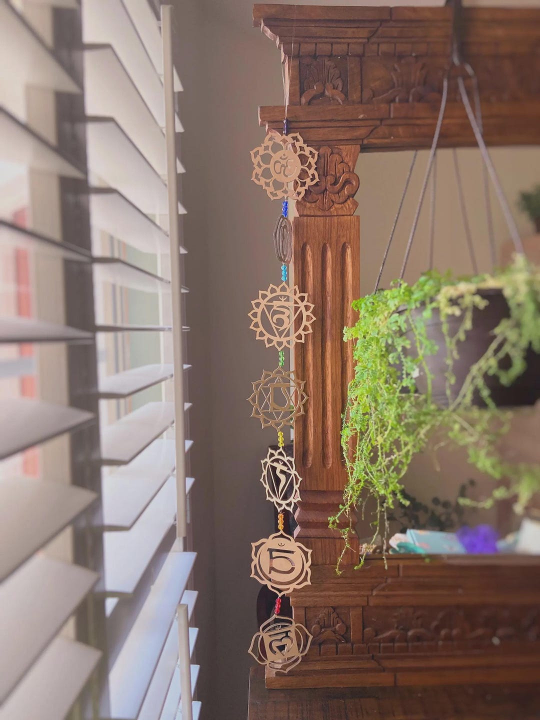 Chakra Hanging Wall Art, Altar Decor, Seven Chakras - Etsy