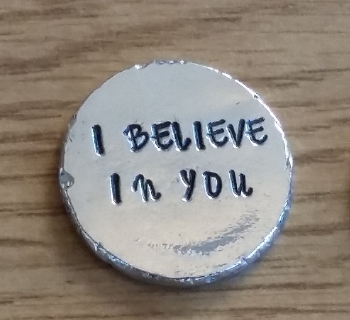 Customized Pocket Token Pocket Coin in PEWTER - Etsy