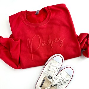 Custom Team Name Sweatshirt, Mascot Sweatshirt, Puff Print, Embossed ...