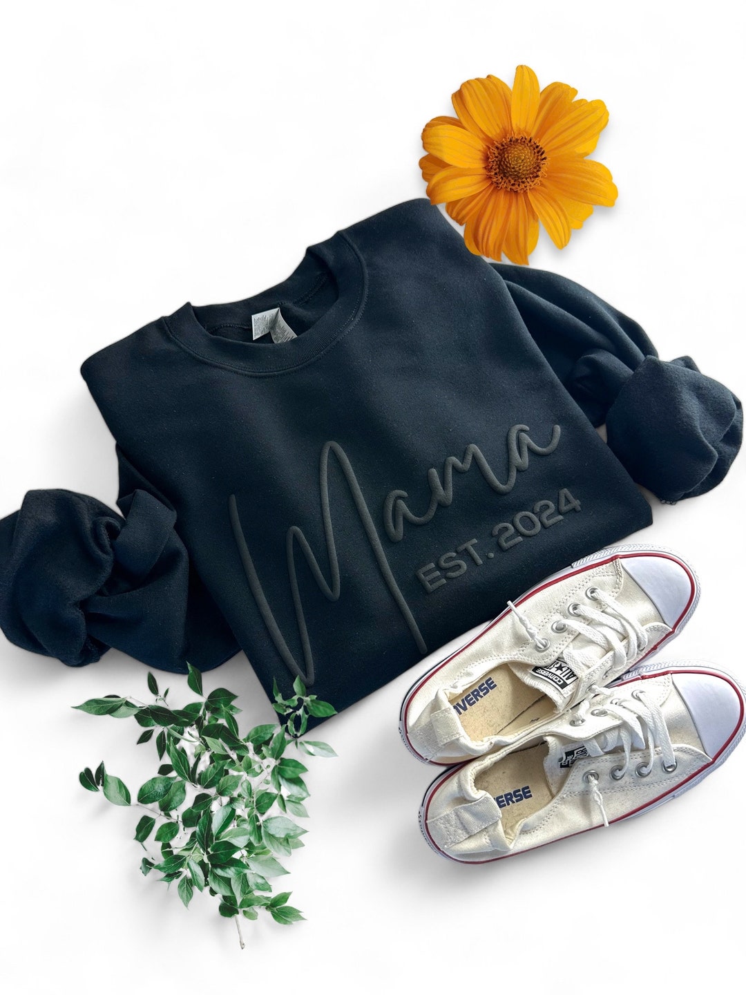 Puff Mama Sweatshirt, Mama Est Sweatshirt, Mothers Day Gift, Cool Mom ...