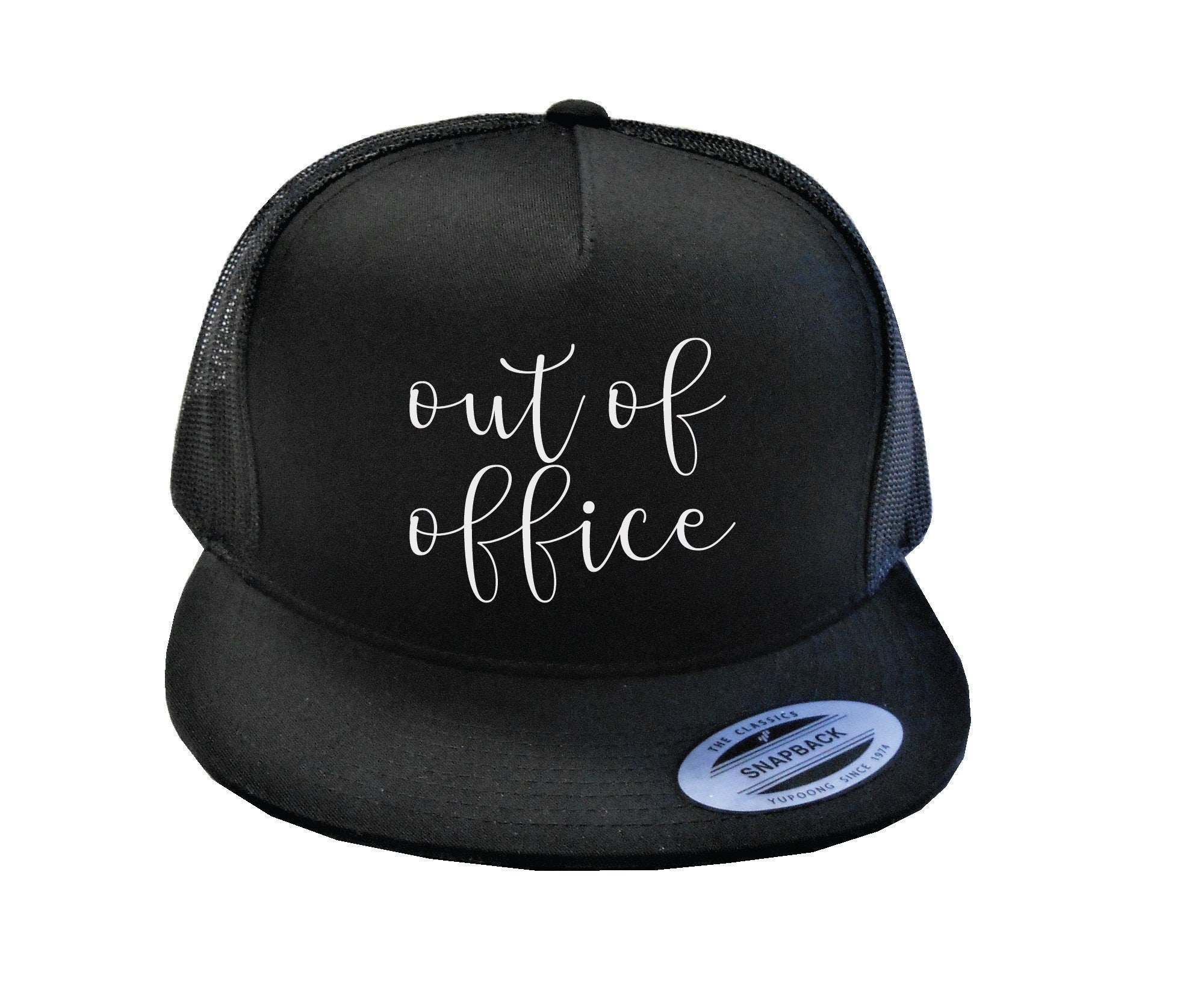 Out of Office Hat Cute Snapback Hat Trucker Hat Vacation | Etsy