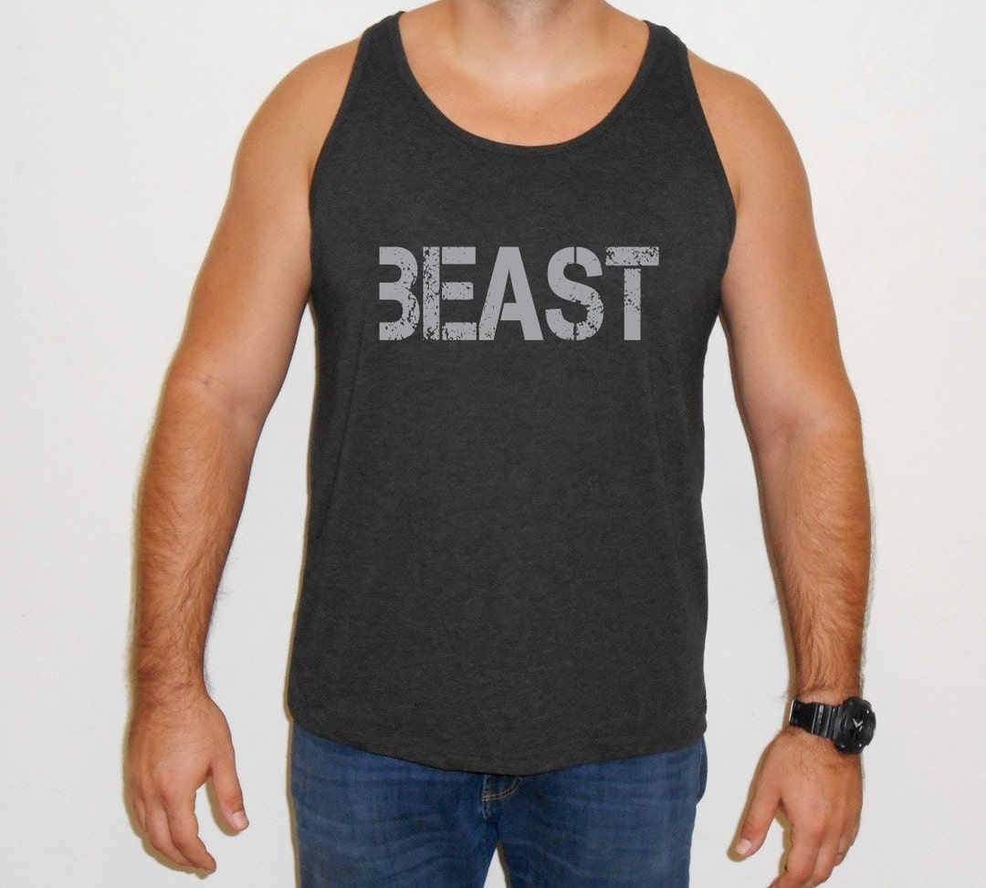 Beast Tank Top. Mens Workout Tank Top. Beast Lifestyle. Mens Lifting ...