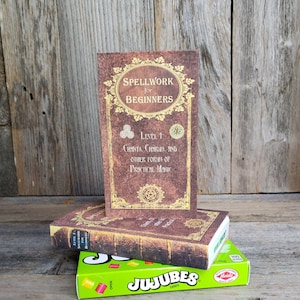 Printable Spellbook Favor (editable Text) - Etsy