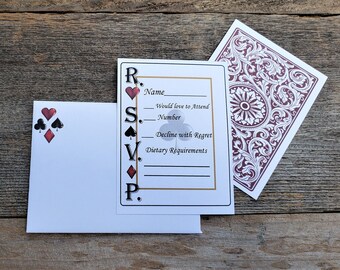 Playing Card Envelope - Etsy