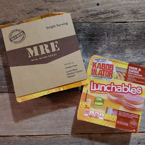 Printable MRE Lunchable Label editable - Etsy