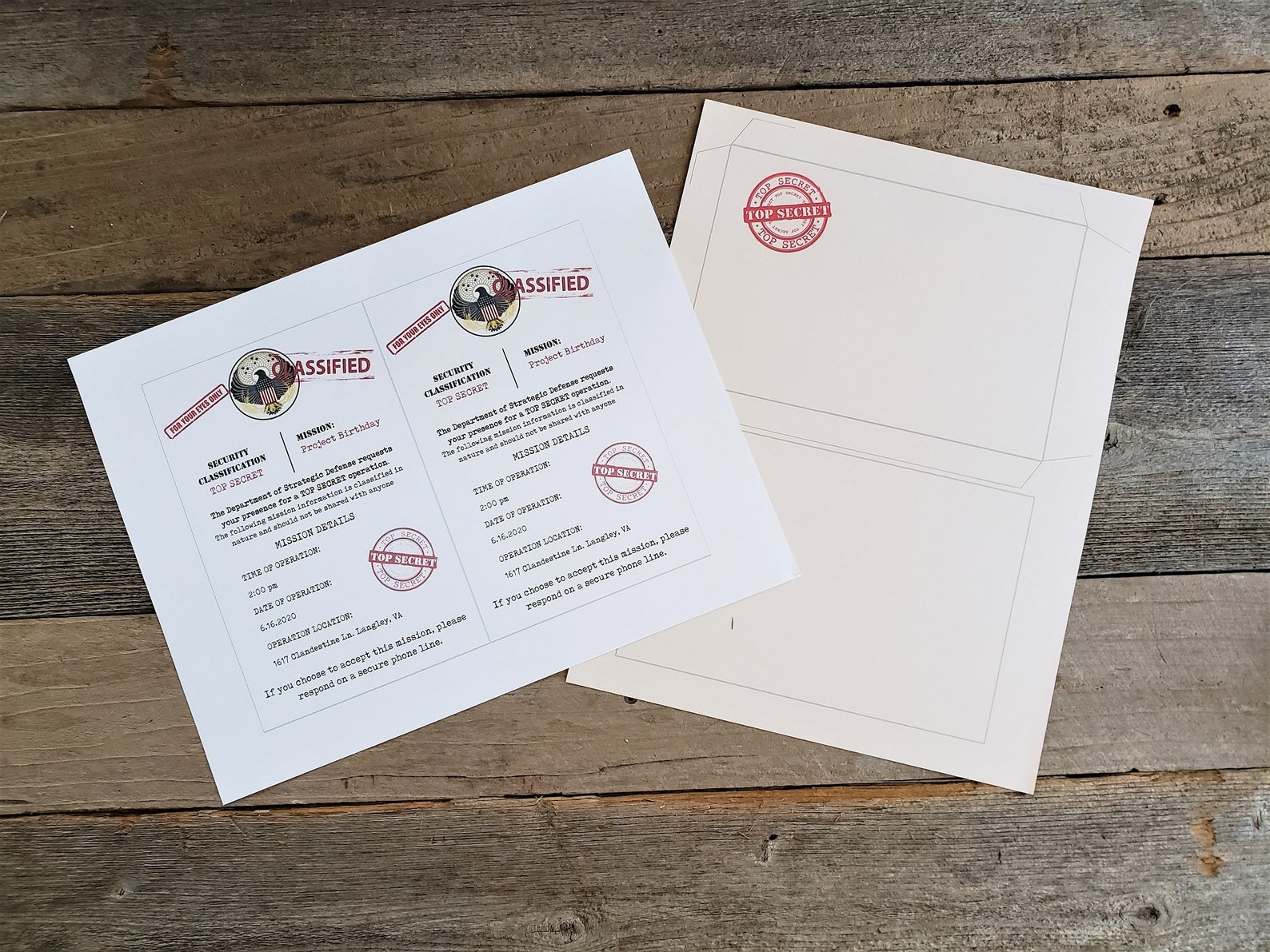 Secret Agent Invitation printable/editable Text - Etsy