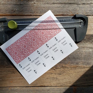 Printable Playing Card Placecard (editable) - Etsy