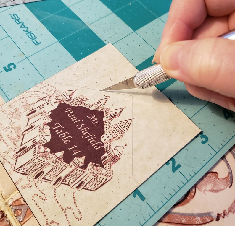 Printable Wizards's Map Place Cards editable Text - Etsy Canada