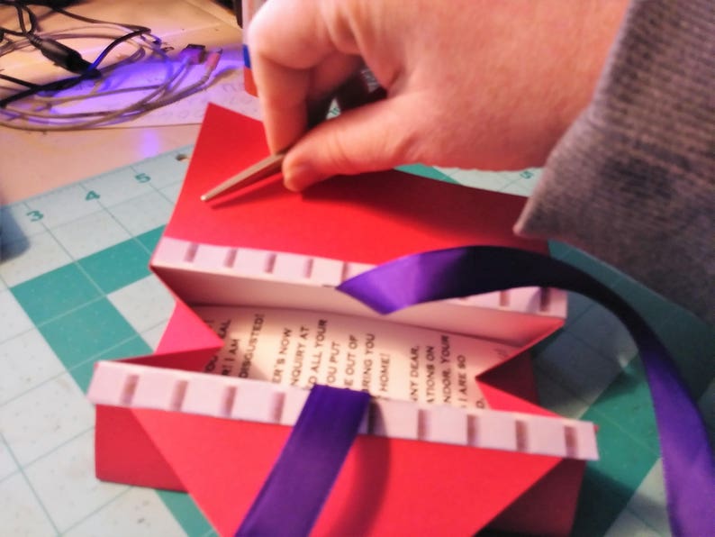 Printable Howler Card Box editable | Etsy