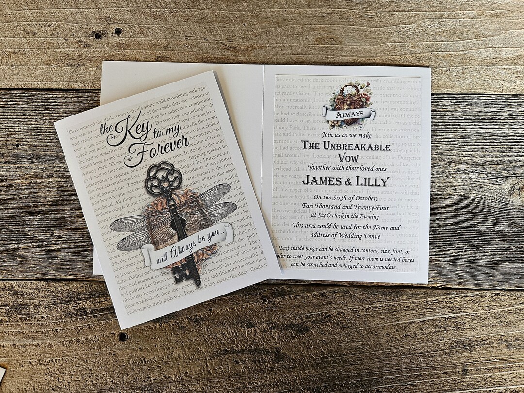 Editable Wizards Key Invitation (digital Download) - Etsy