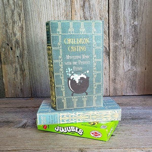 Printable Spellbook Favor Boxes (editable Text) - Etsy