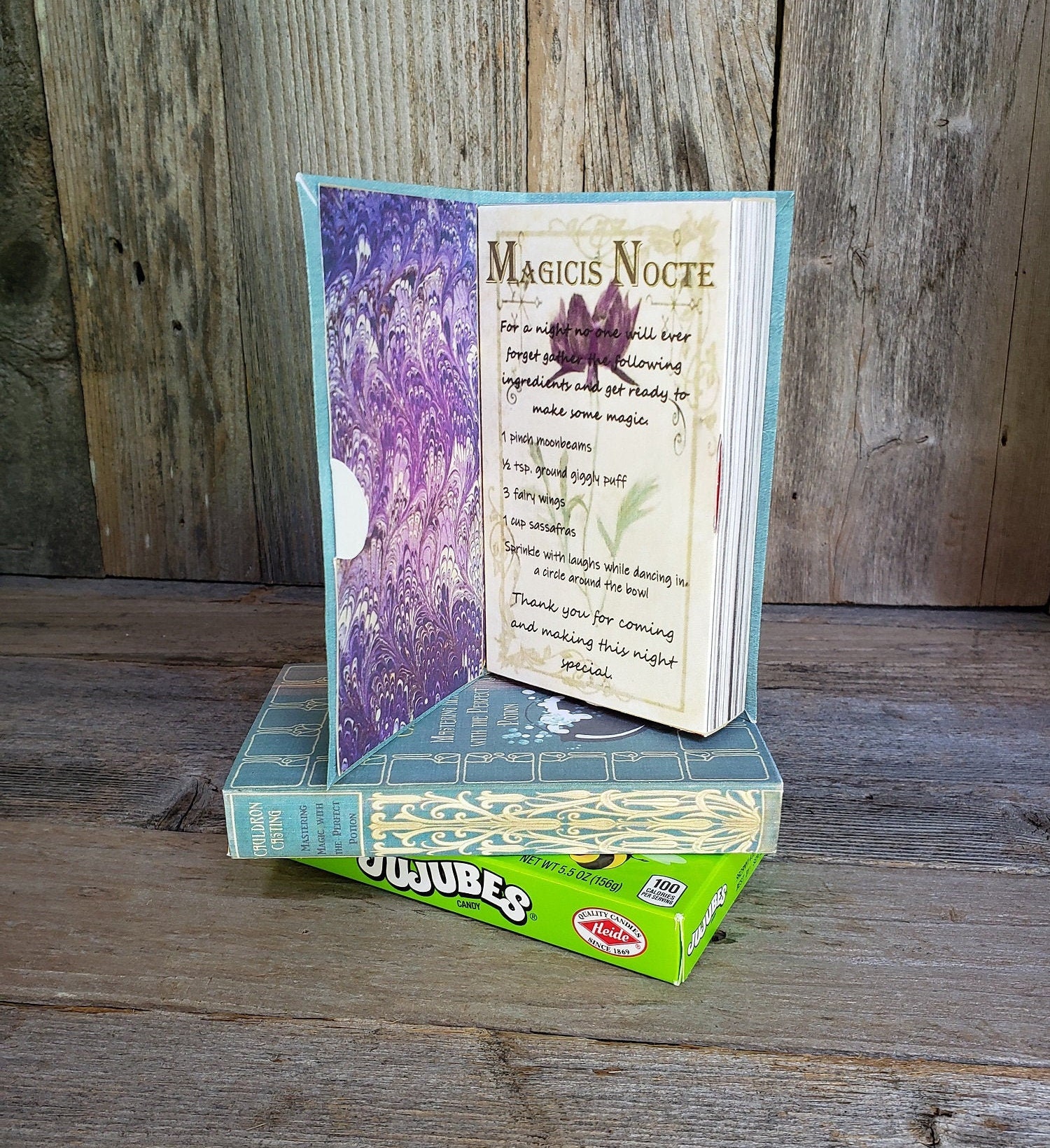 Printable Potions Favor Book editable text | Etsy