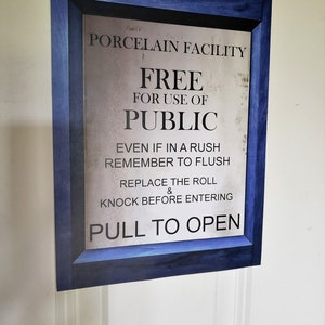 Printable Doctor Who Inspired Sign - Etsy