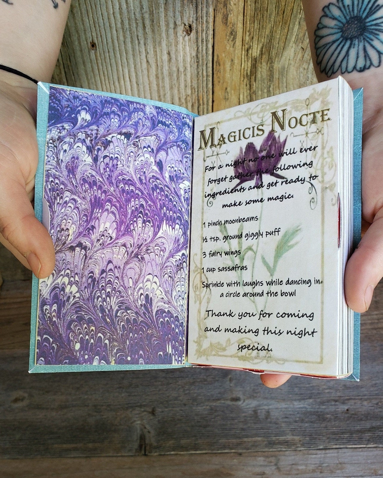 Printable Potions Favor Book editable text | Etsy