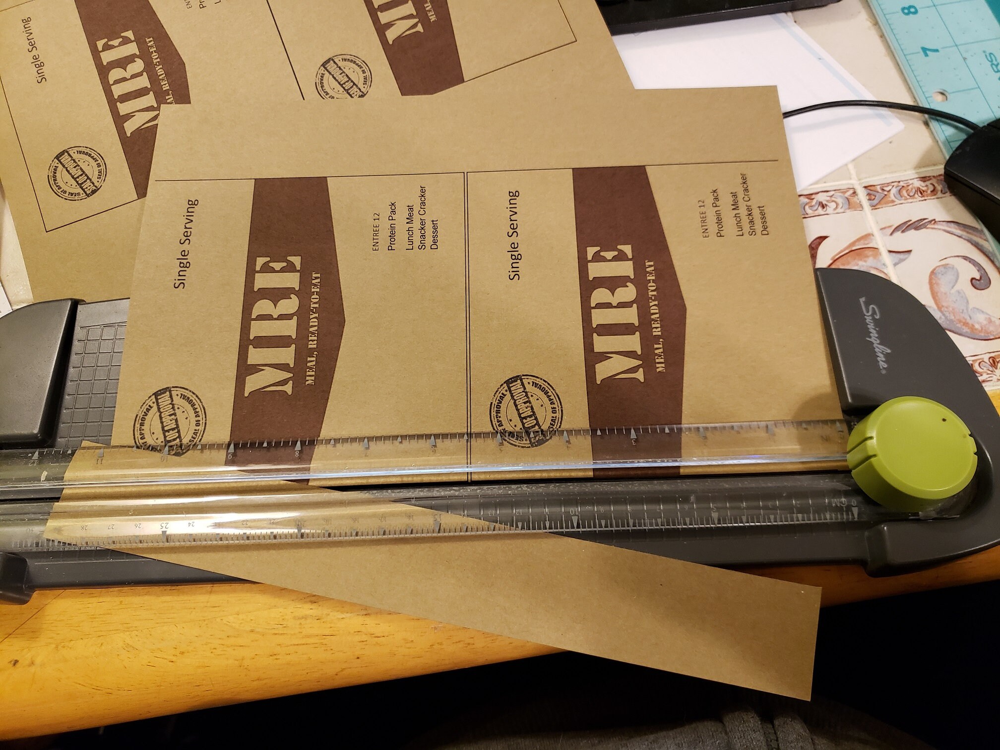 Printable MRE Lunchable Label (editable) - Etsy