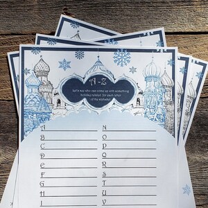 Printable Yule HP Games - Etsy