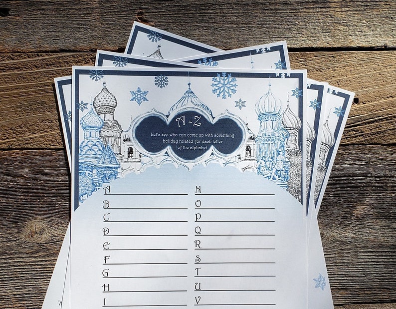 Printable Yule HP Games - Etsy