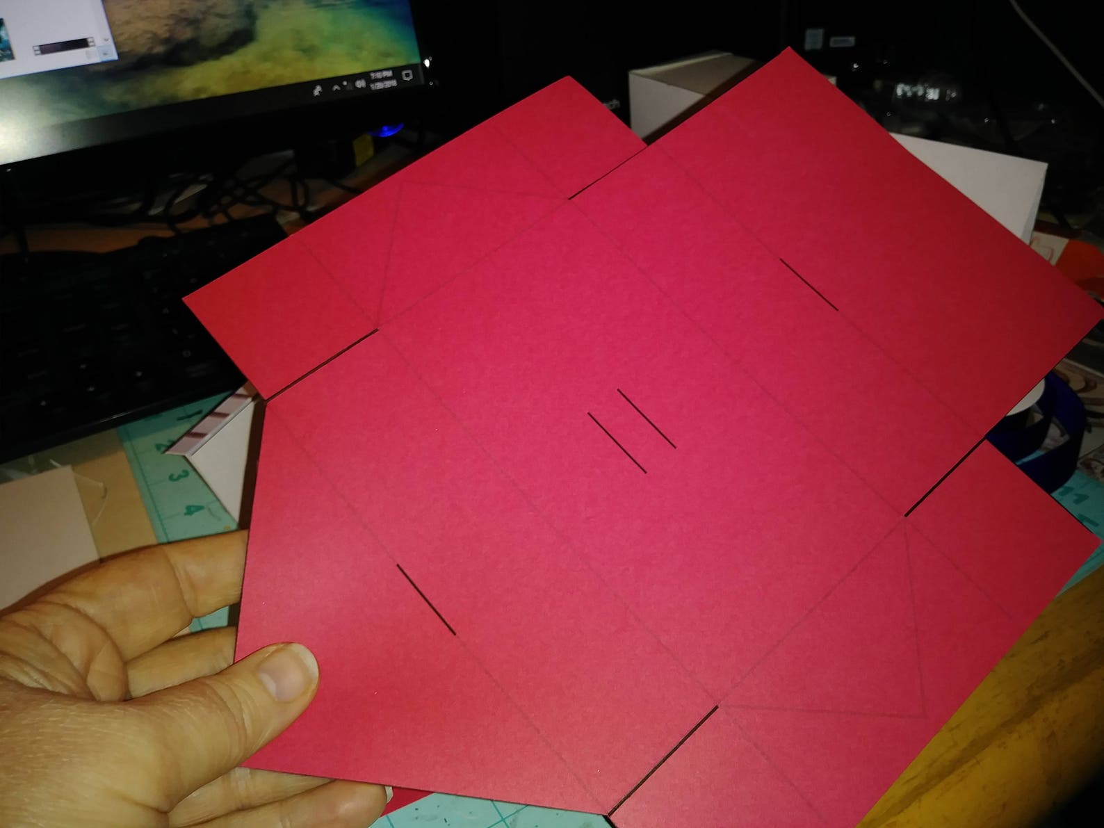 Printable Howler Card Box editable | Etsy