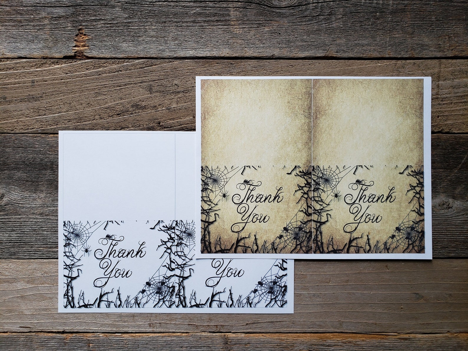 Printable Halloween Thank You Card - Etsy