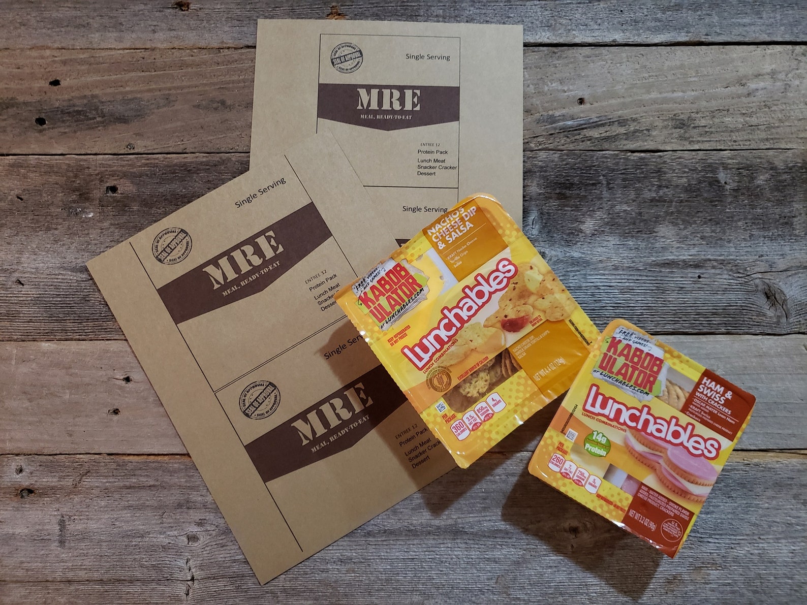 Printable MRE Lunchable Label (editable) - Etsy