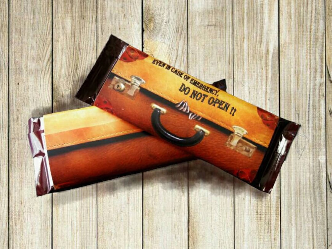Printable Candy Bar Wrapper Wizards Suitcase - Etsy
