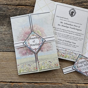 Printable Regency Inspired Invitation With RSVP Dance Card (editable ...