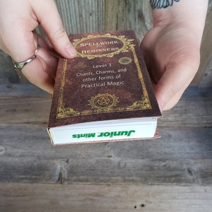 Printable Spellbook Favor (editable Text) - Etsy